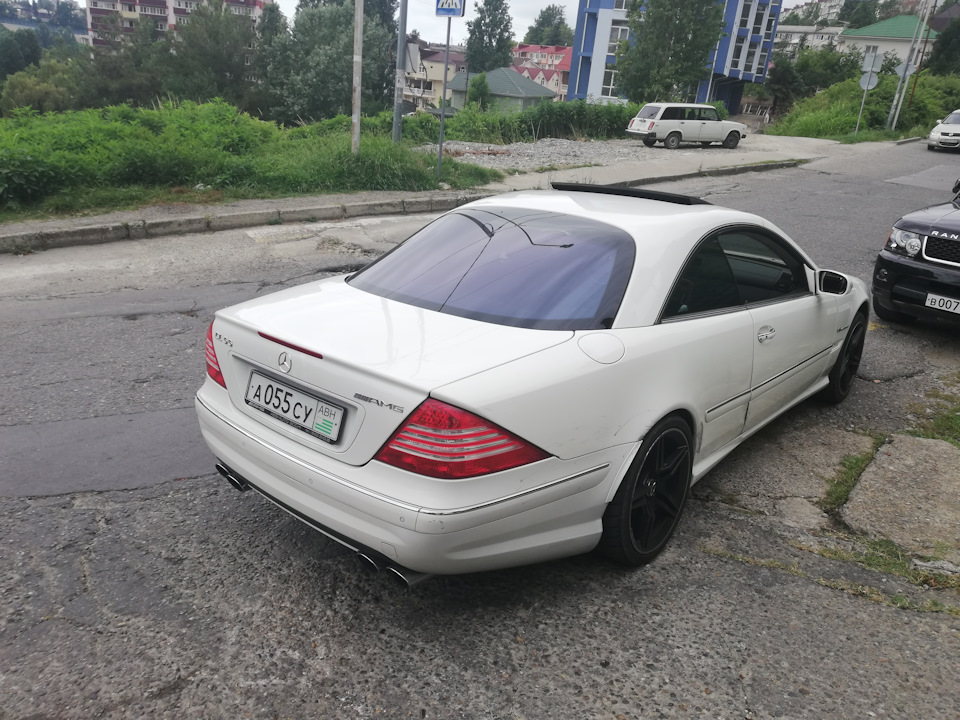 Дал дышать зверю 😈 — Mercedes-Benz CL 55 AMG (W215), 5,5 л, 2003 года ...
