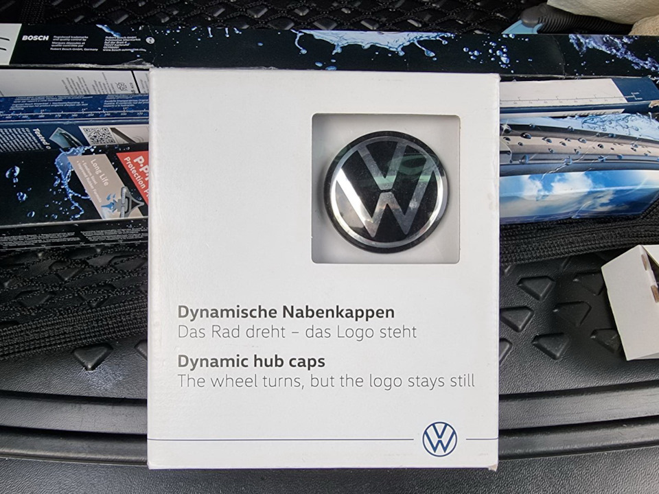 Динамические колпачки ступицы VW — Volkswagen Tiguan (2G), 2 л, 2021 ...
