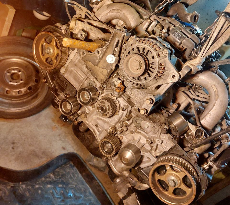 Техническое: Устранение течей масла — Subaru Impreza (GC/GF), 2 л, 1997 ...