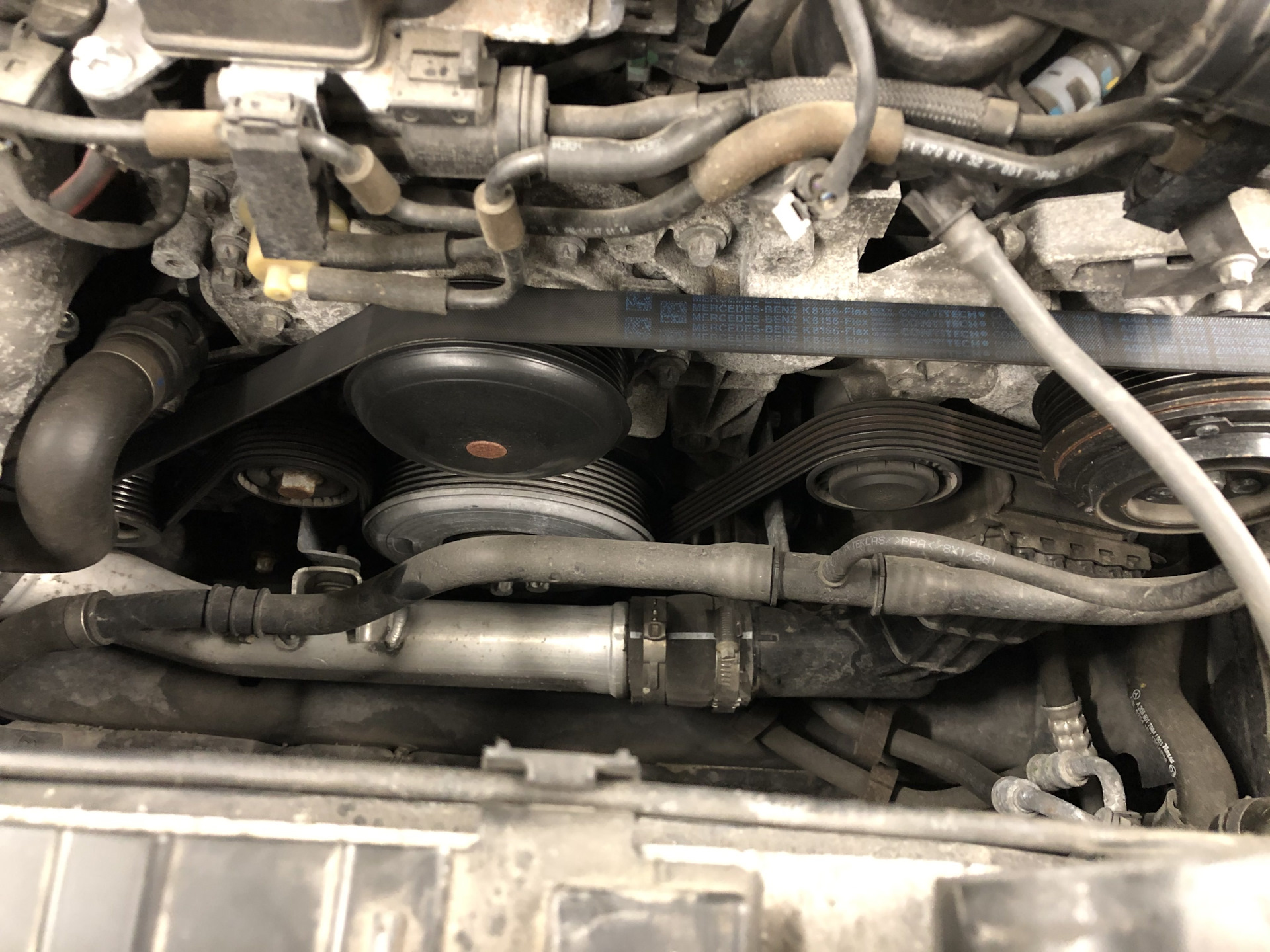 Ошибка P0135 — Замена лямбды и натяжителя ремня — Mercedes-Benz C-Class ...