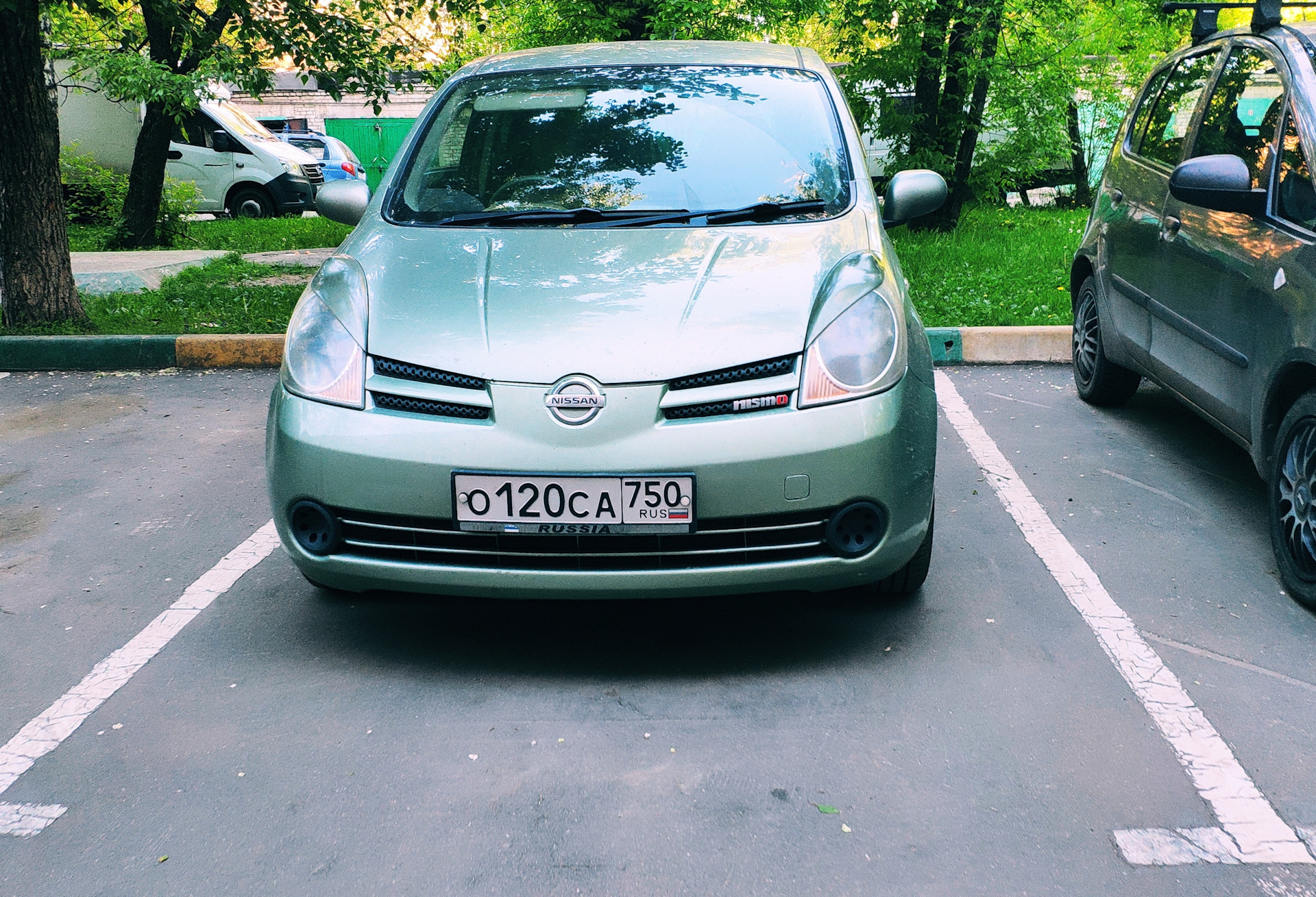 Злёй енот — Nissan Note (1G), 1,5 л, 2005 года | стайлинг | DRIVE2