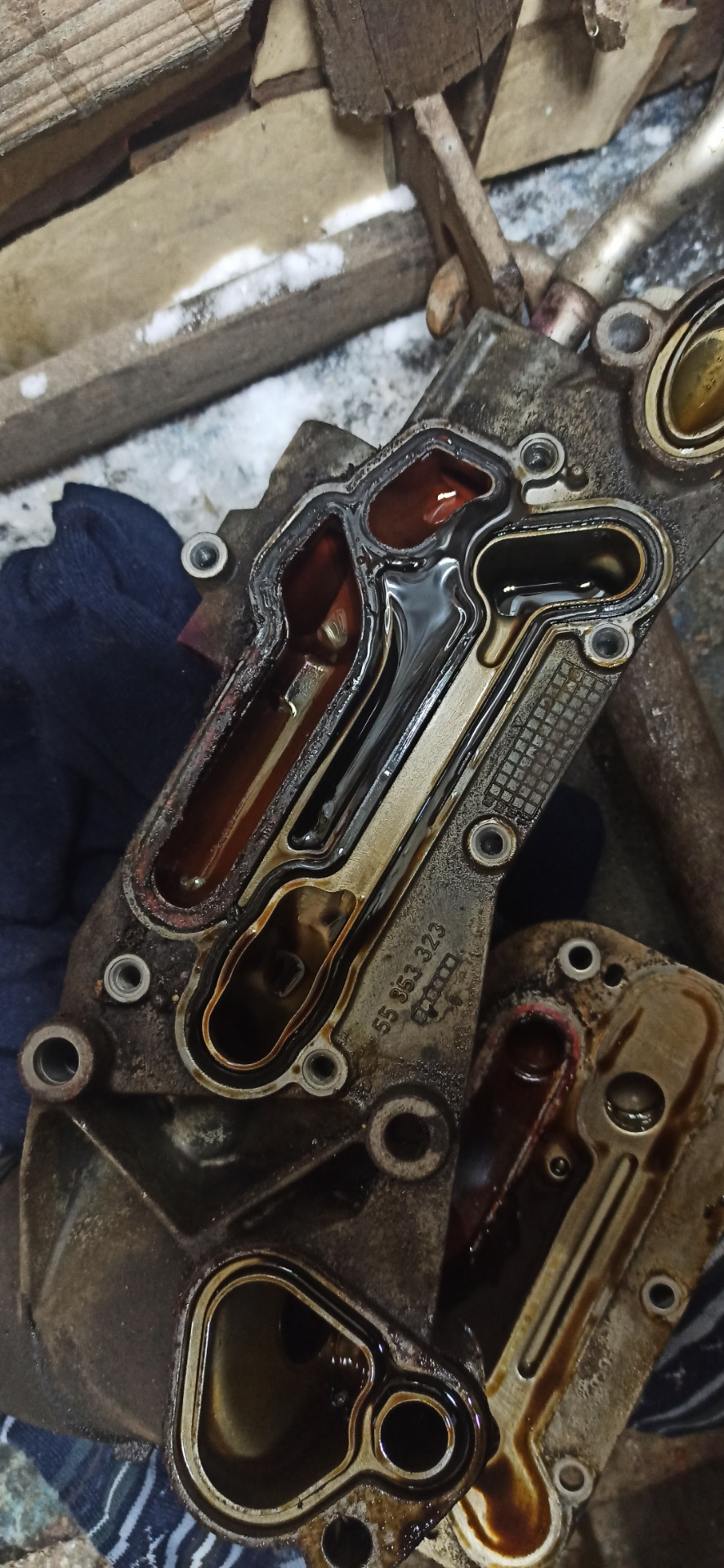 55353323 Корпус масляного фильтра GM | Запчасти на DRIVE2