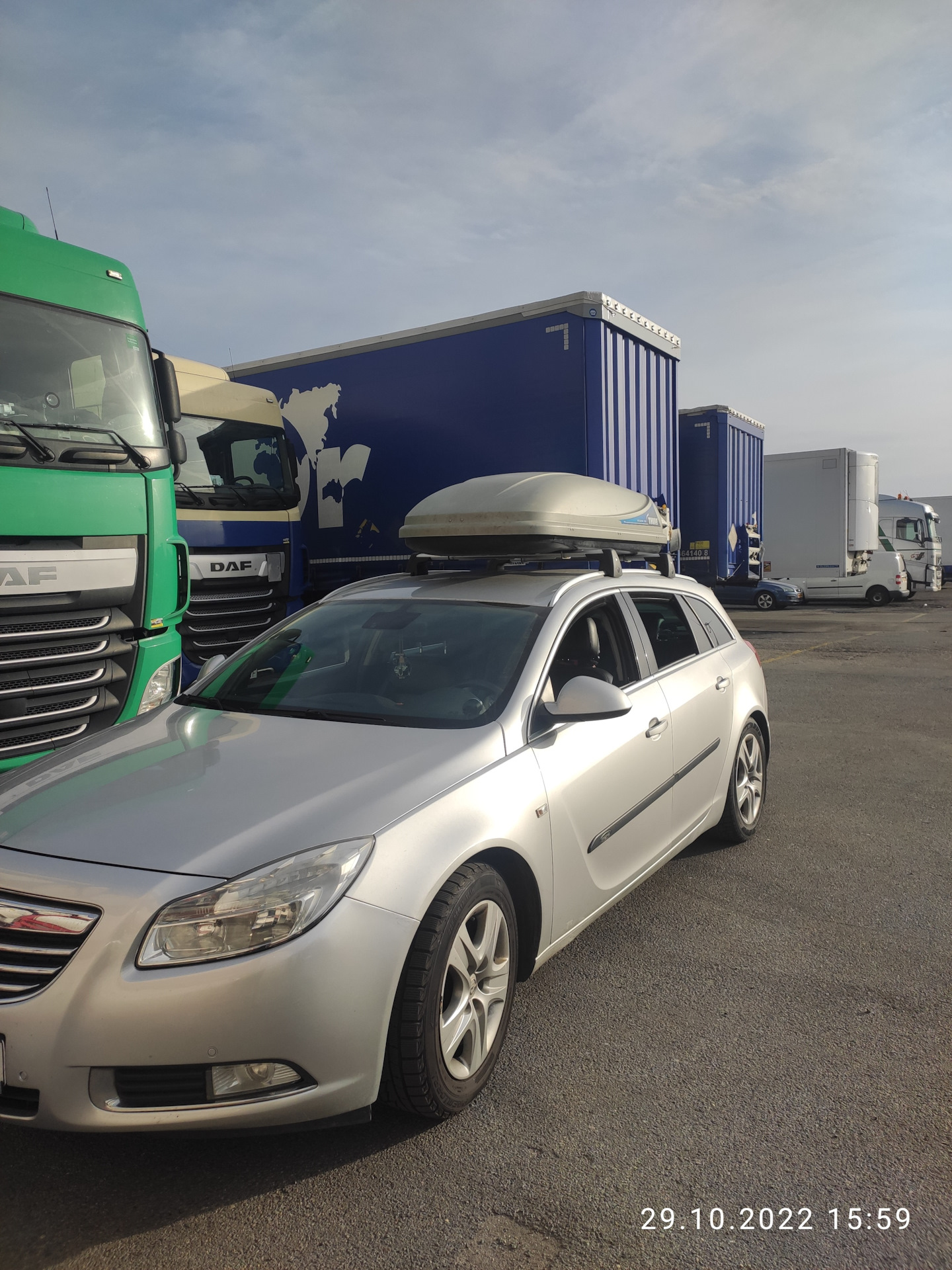 Багажник на крышу Thule — Opel Insignia (1G), 2 л, 2010 года ...