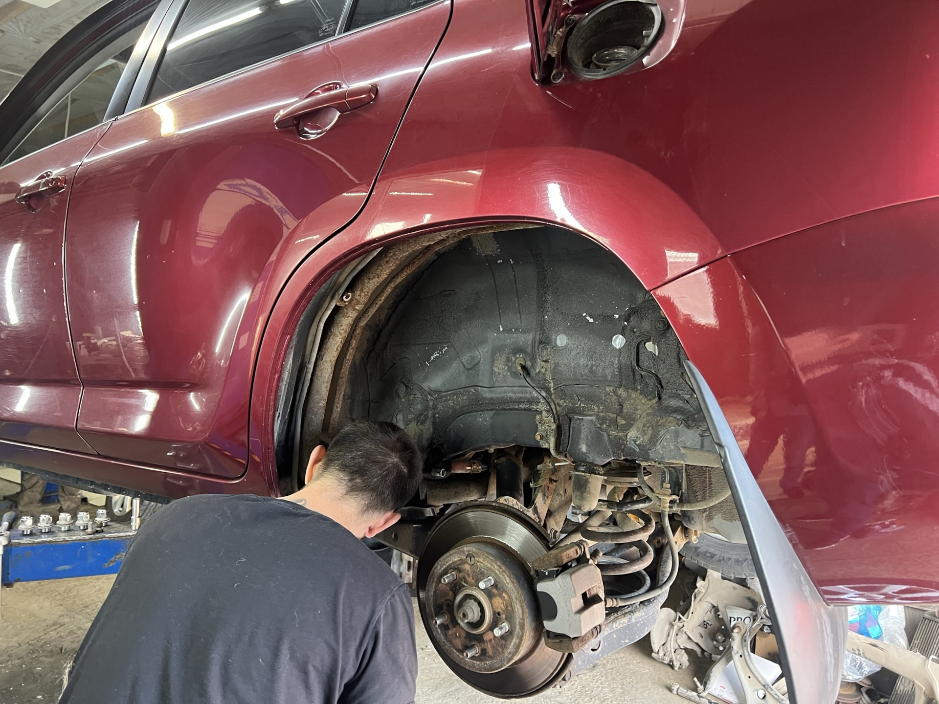 Антикоррозийная обработка — Toyota RAV4 (III), 2 л, 2010 года | визит ...