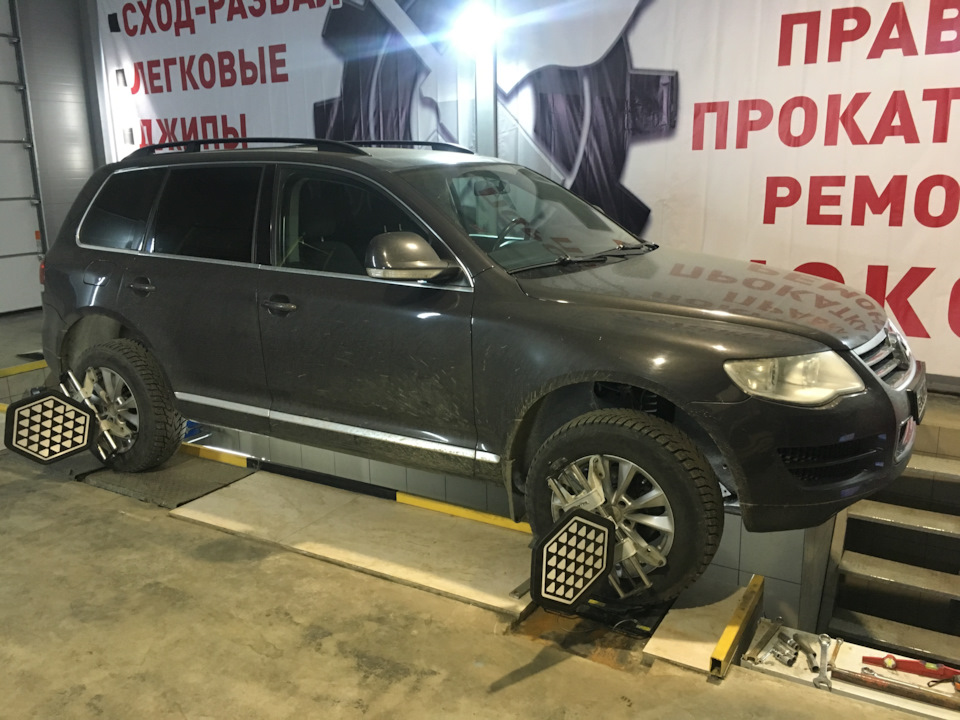 Восстановление шаровой опоры — Volkswagen Touareg (1G), 2,5 л, 2007 ...