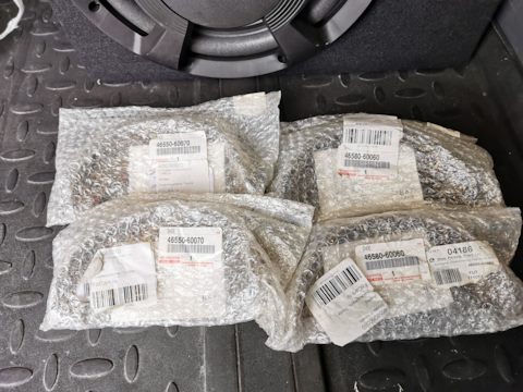 4658060060 Комплект барабанных тормозных колодок. Задняя ось TOYOTA ...