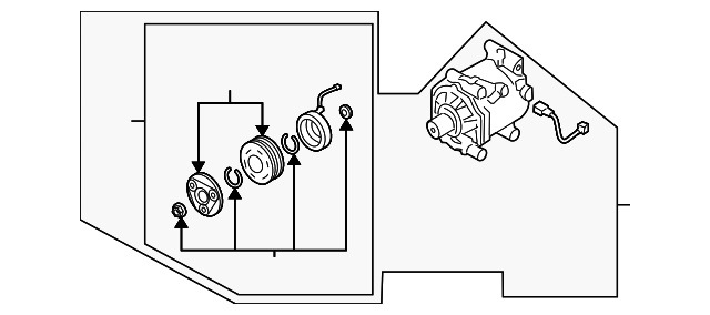 7813A618 Компрессор кондиционера Mitsubishi | Запчасти на DRIVE2