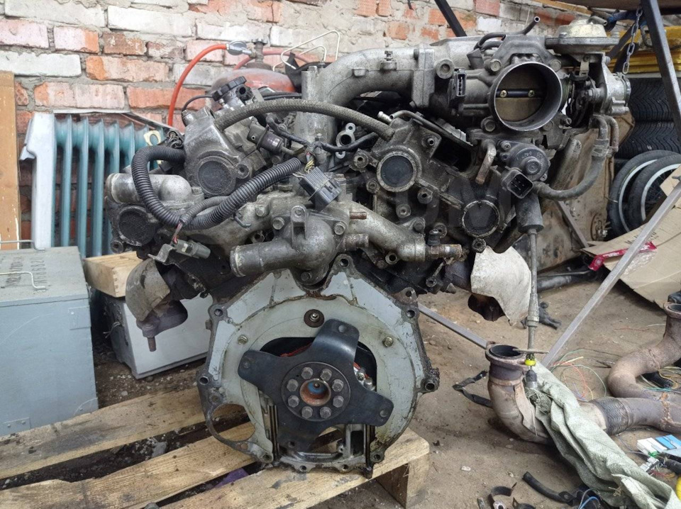 Мотор 6G73 без навесного Mitsubishi Diamante, F31A на Mitsubishi ...