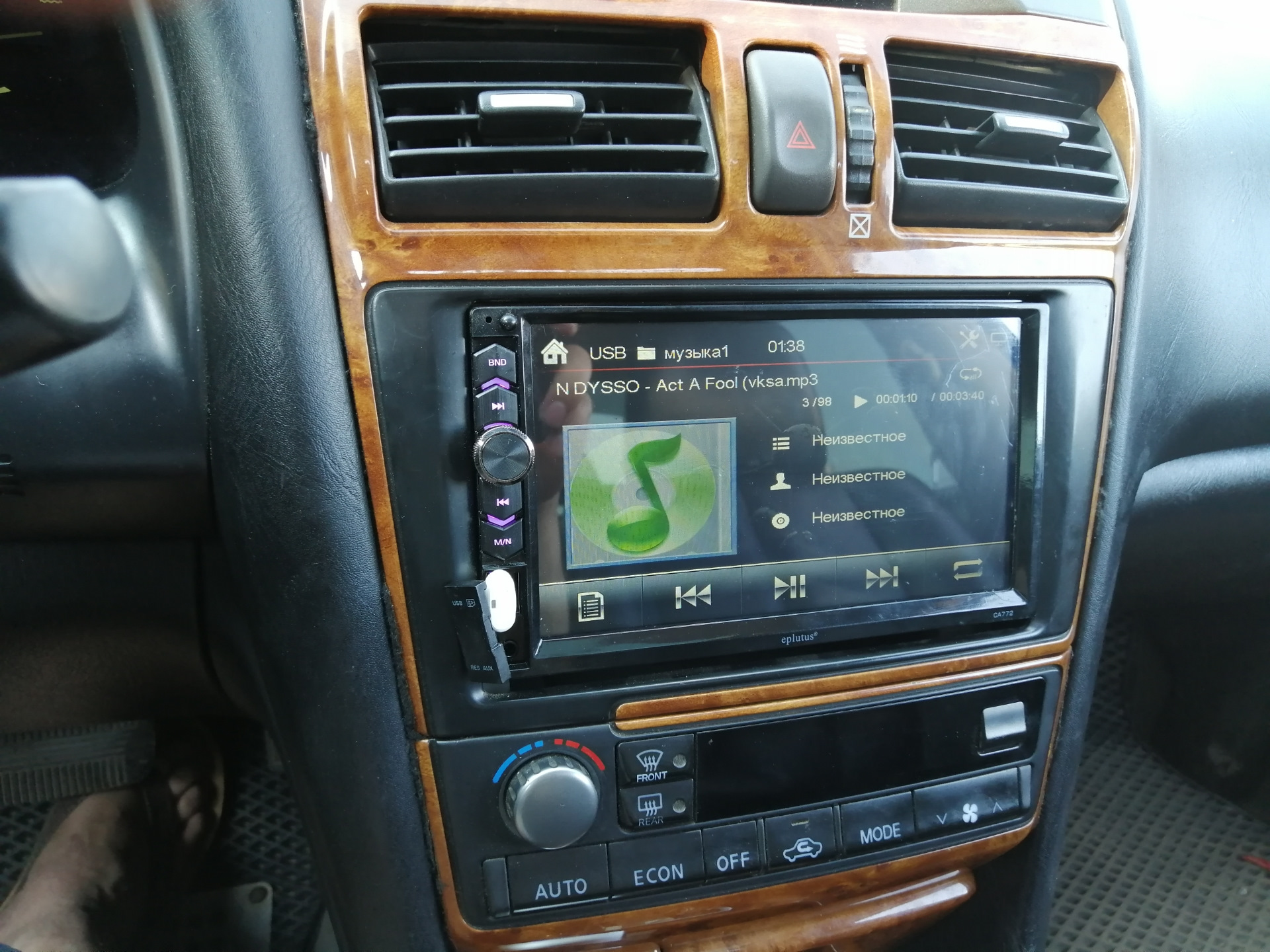 Новая магнитола eplutus CA772 — Nissan Maxima QX (A33), 3 л, 2005 года ...