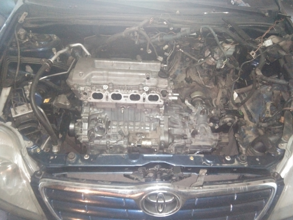 С 3zz-fe в 1zz-fe — Toyota Corolla (120), 1,6 л., 2004 года | своими ...