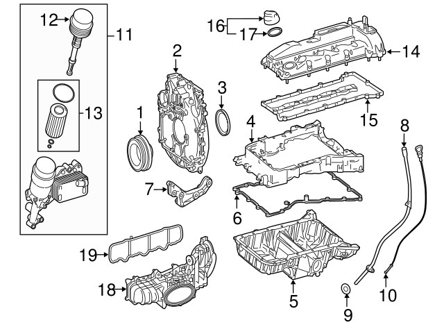 A6519970046 Сальник вала коленчатого Mercedes | Запчасти на DRIVE2
