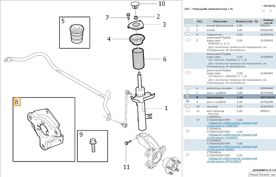 Проставки 30736434 и 30736433. Увеличение дорожного просвета. — Volvo ...