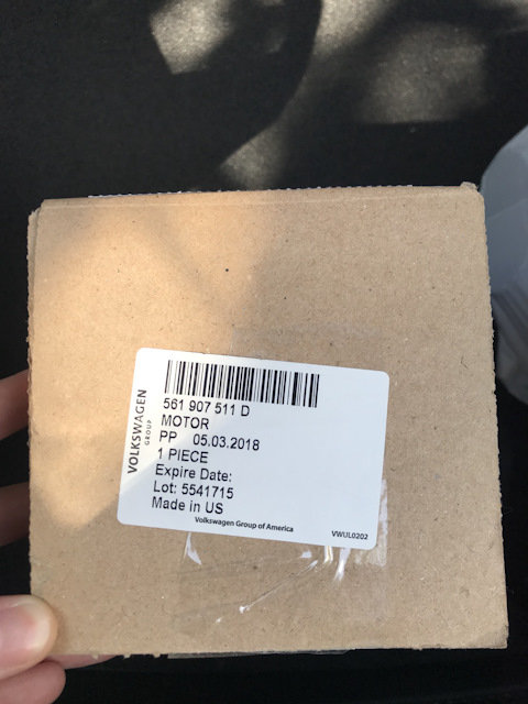 561907511D Электромотор VAG | Запчасти на DRIVE2