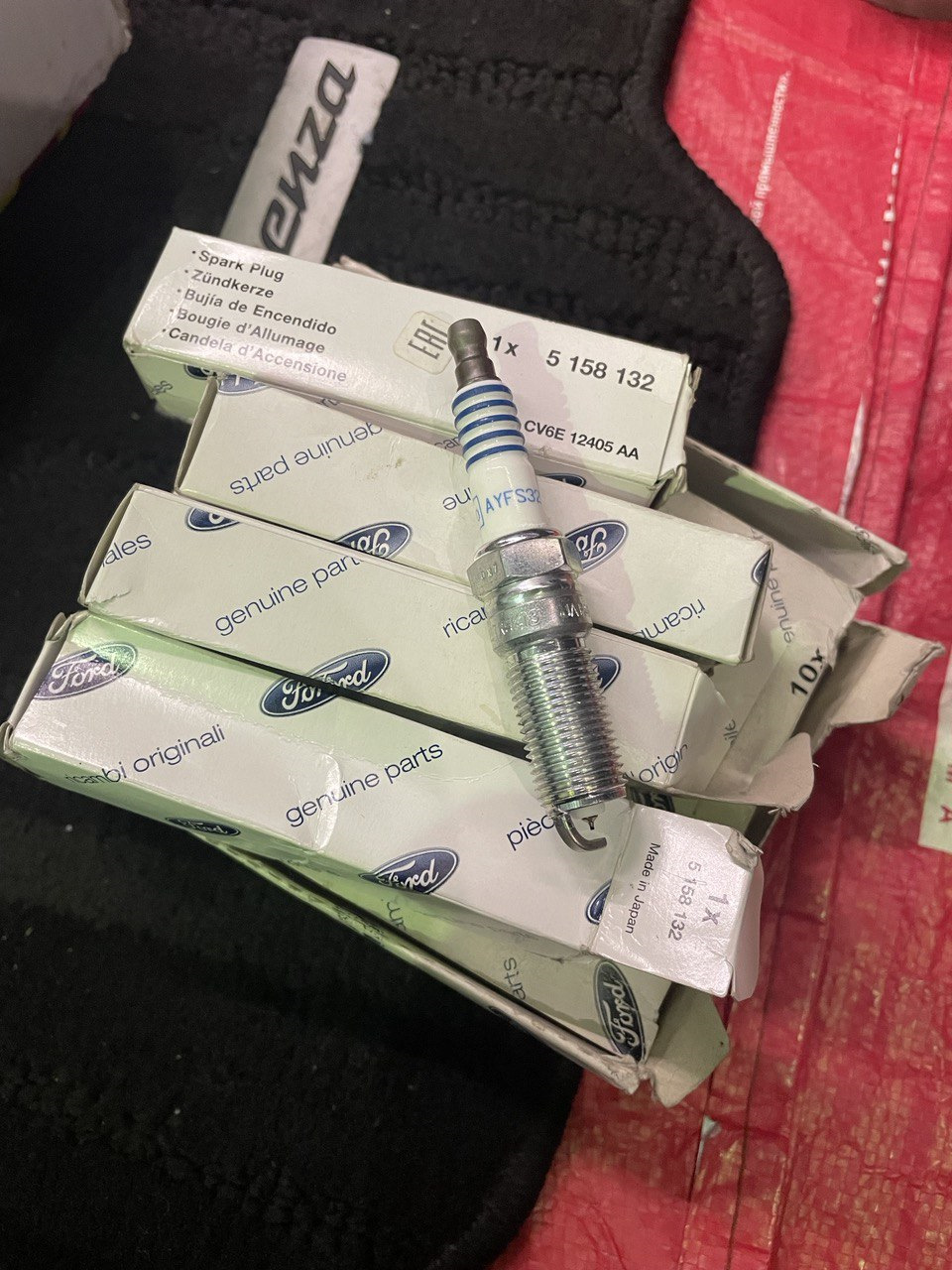 5158132 Свеча зажигания / 2,0/2,3/2,5 Duratec/Dohc 07~ Ford | Запчасти ...