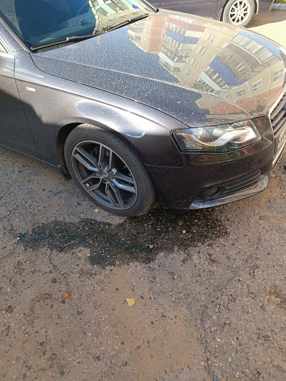 Форсунка омывателя фары — Audi A4 (B8), 1,8 л, 2009 года | аксессуары ...
