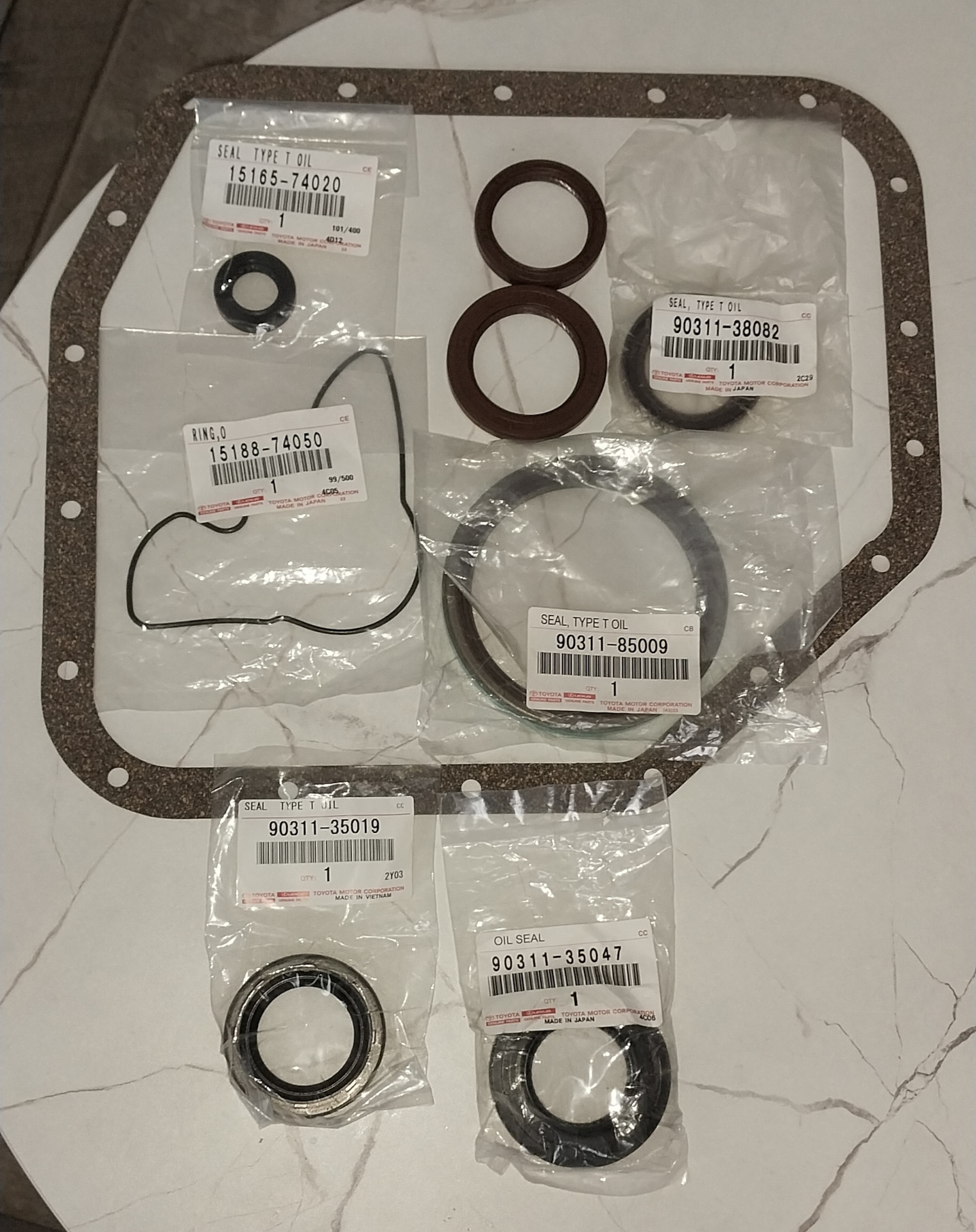 Обслуживание мотора и АКПП (замена сальников). — Toyota Corona (T190 ...