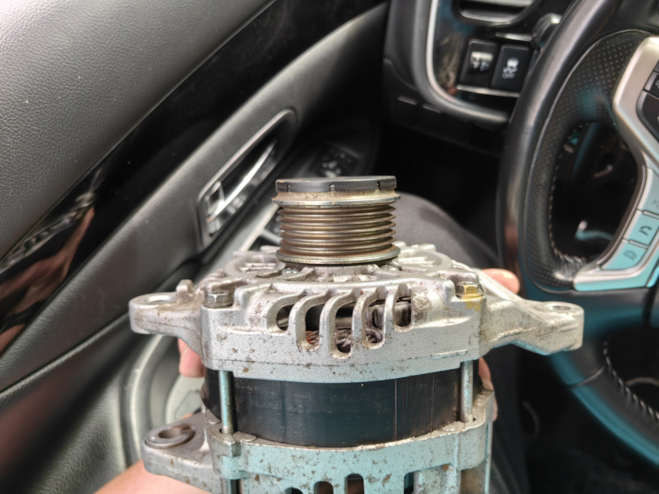 Замена генератора на 130A артикул 1800A288 — Mitsubishi Outlander (3G ...