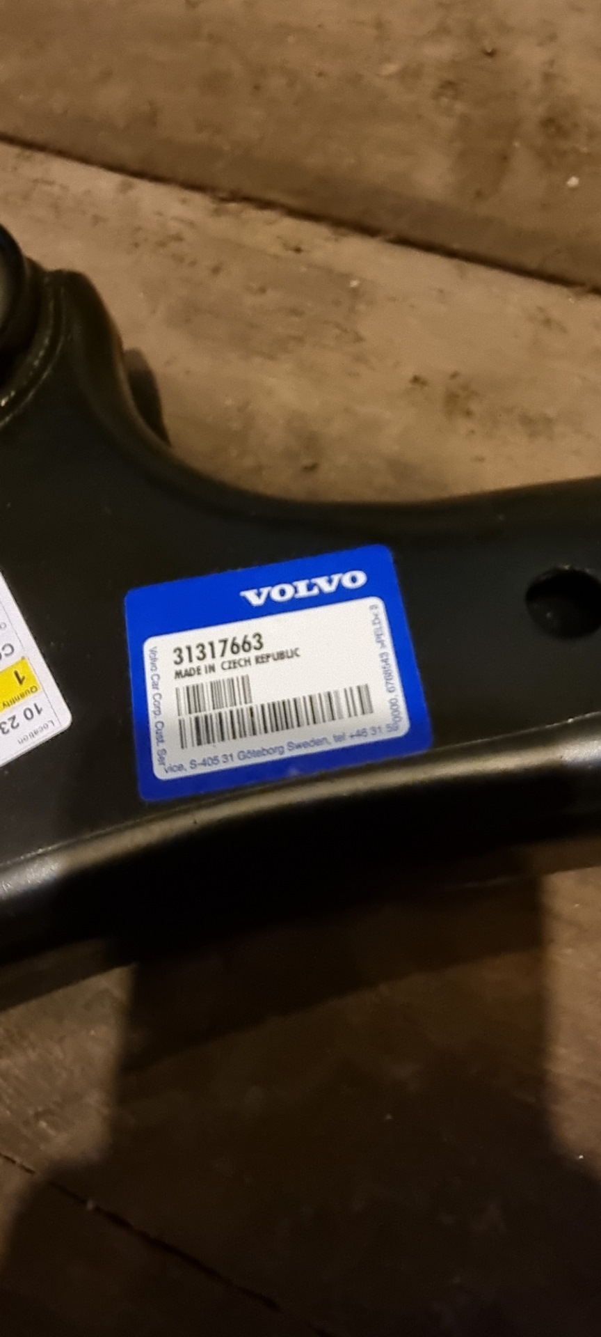 31317663 Рычаг подвески Volvo | Запчасти на DRIVE2