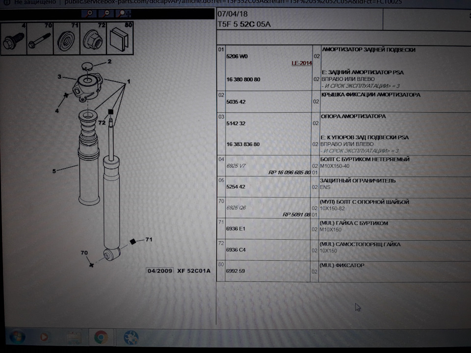 525442 Пыльник амортизатора Peugeot Citroen | Запчасти на DRIVE2