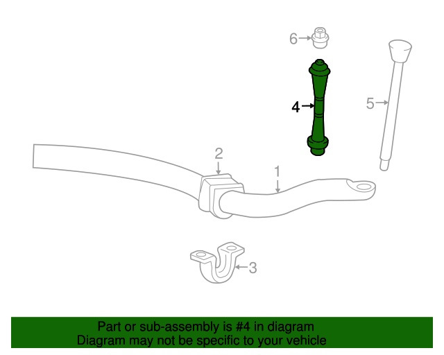 6L2Z5K483AA Тяга стабилизатора Ford | Запчасти на DRIVE2