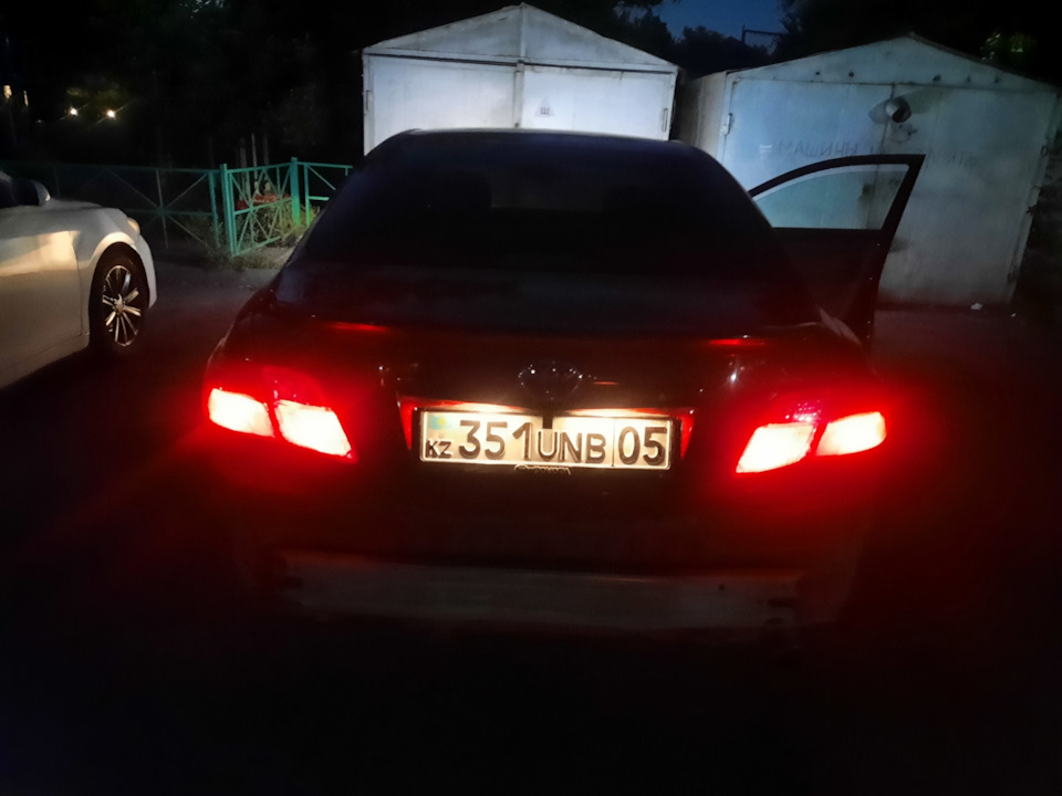 Подсветка гос номера — Toyota Camry (XV40), 2,4 л, 2006 года | своими ...