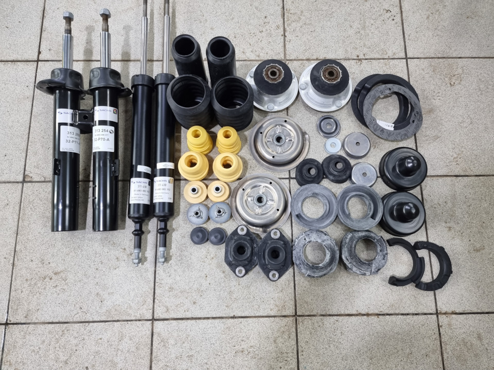 Аммортизаторы, подготовка к весне — BMW 1 series (E81/E87), 2 л, 2008 ...