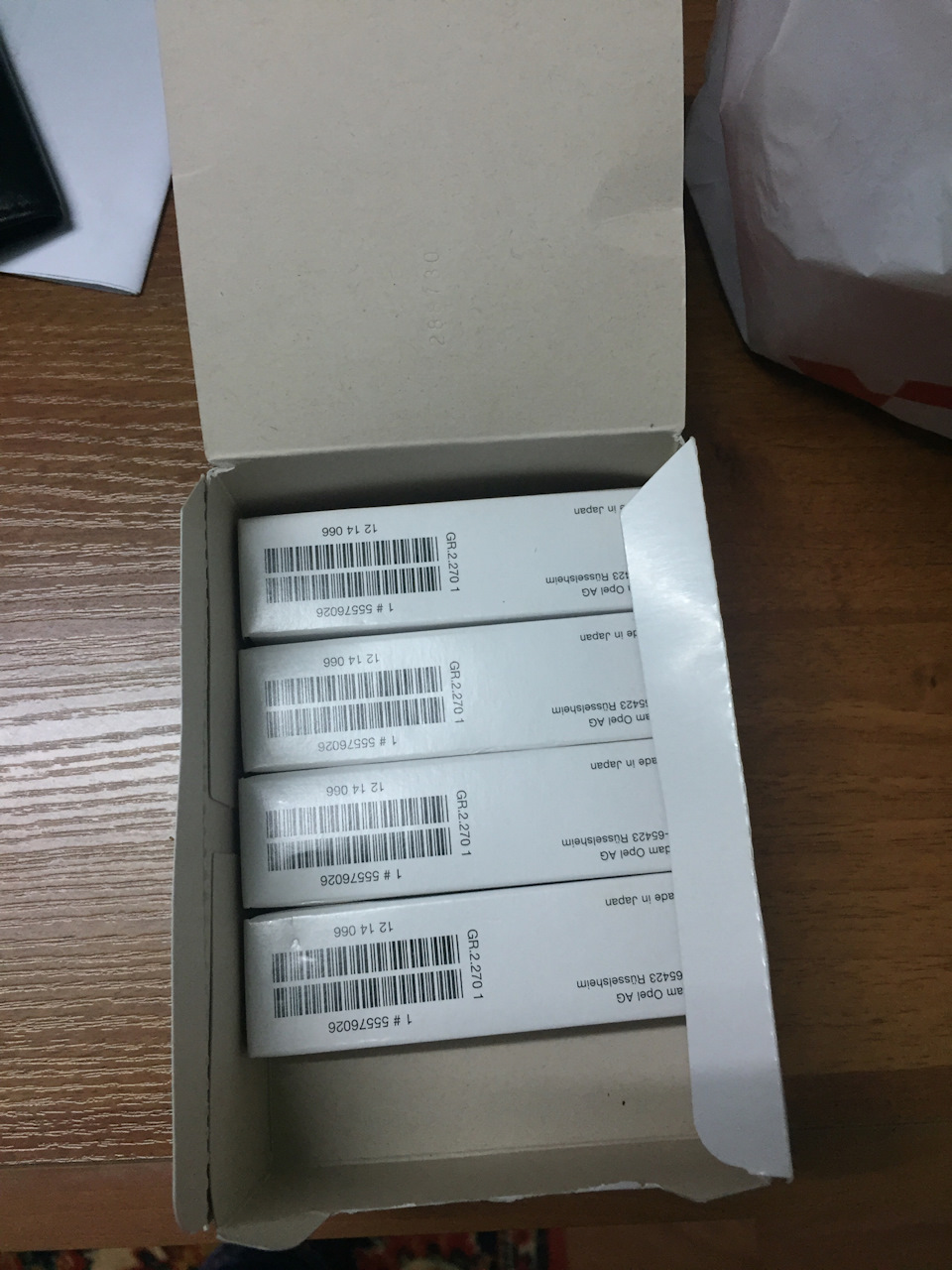 55576026 Свеча зажигания GM | Запчасти на DRIVE2