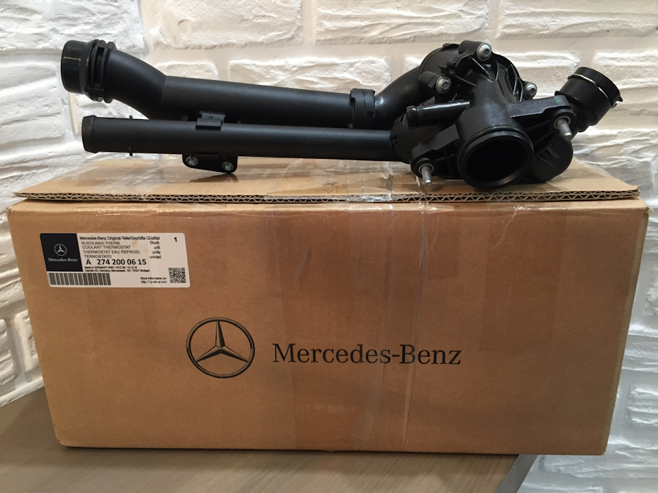 Замена термостата на M274.910 — Mercedes-Benz C-class Coupe (C204), 2 л ...