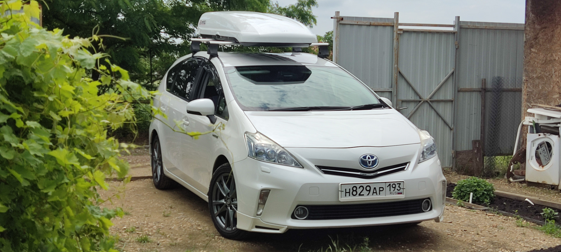 Увеличил объем Альфы на 440 л — Toyota Prius V, 1,8 л, 2012 года ...