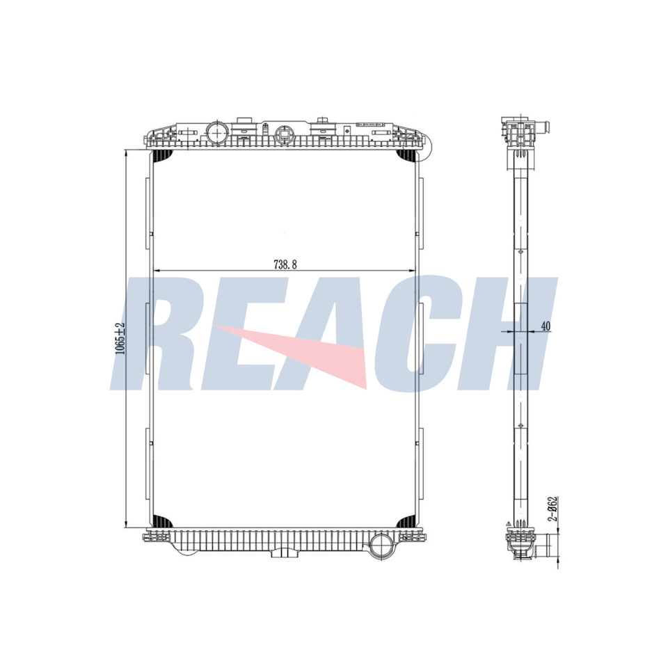 14210375142 Радиатор охлаждения Reach Cooling | Запчасти на DRIVE2