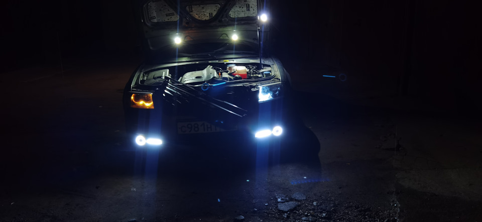 Ангельские глазки — пересвет — Volkswagen Passat B5, 1,8 л, 2001 года ...