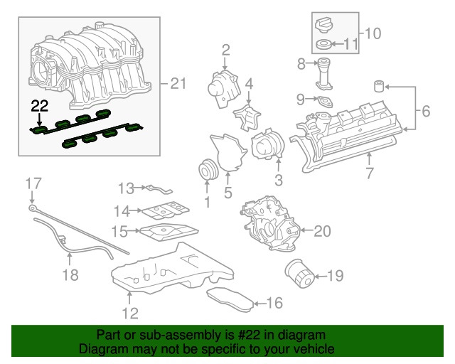 1717150030 Прокладка впускного коллектора для LAND Cruiser TOYOTA LEXUS ...