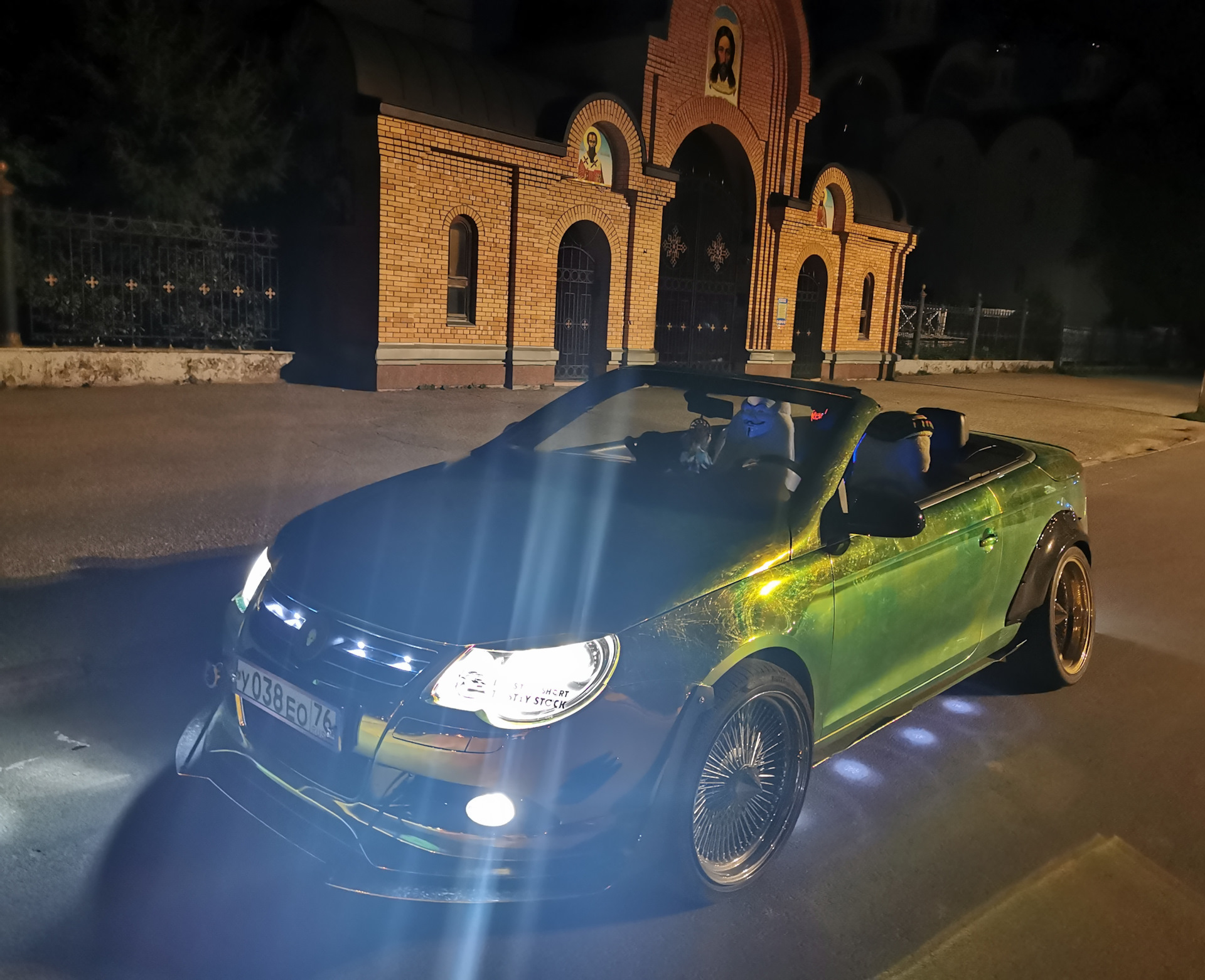 20е спицы с вылетом -50 — Volkswagen Eos, 2 л, 2009 года | колёсные ...