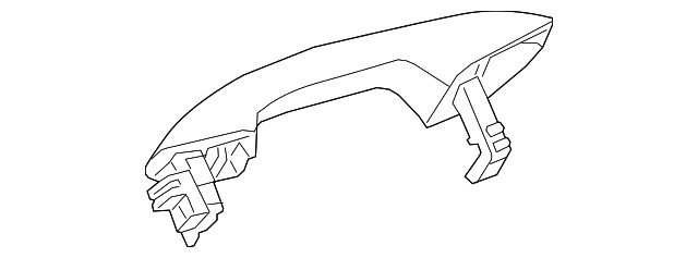 A09976019015890 Ручка двери наружная передняя левая A0997601901 ...