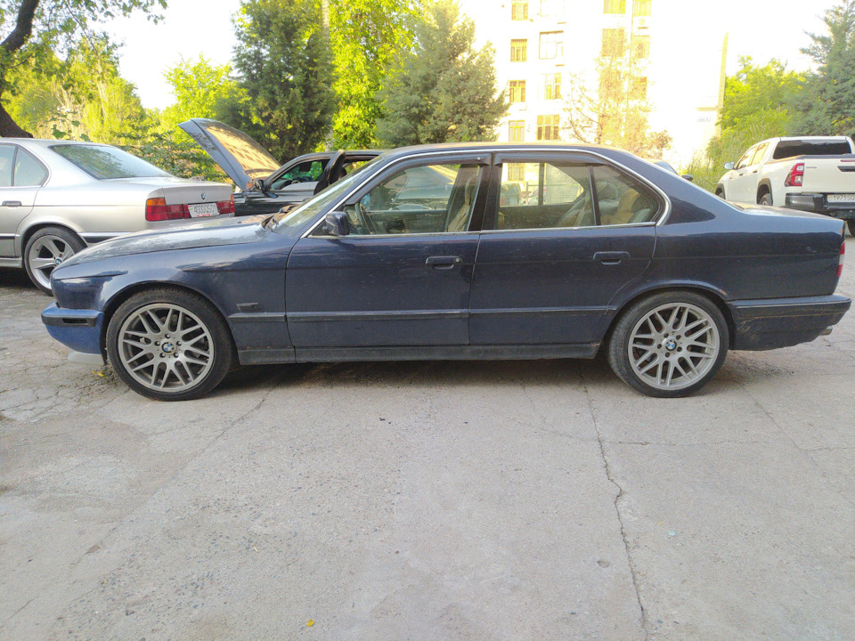 Обновочка: Диски 127 стиля на Е34 — BMW 5 series (E34), 3 л, 1990 года ...