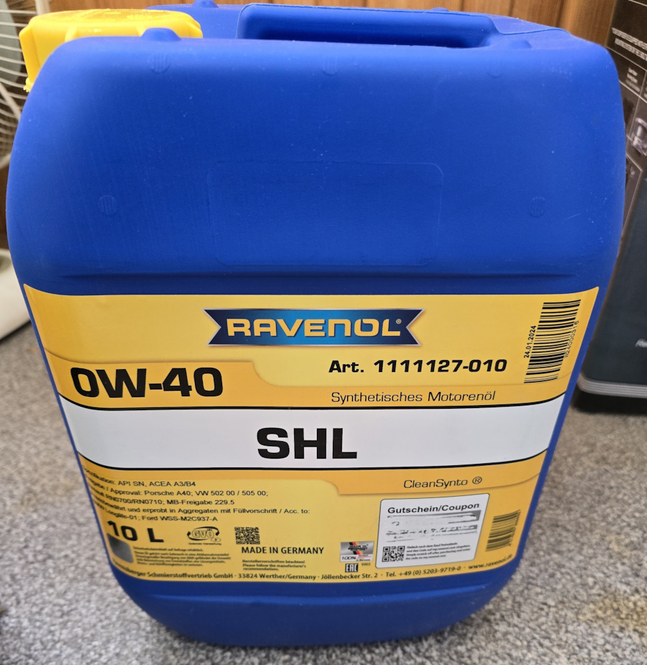 Ravenol 0w40 SHL A3/B3. | 10 000 ₽ в городе Москва | DRIVE2