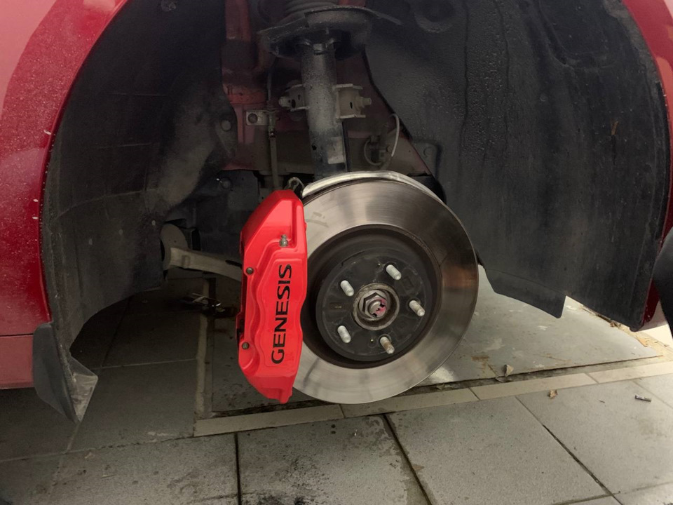 Передние суппорта от Hyundai Equus 3.8 — Genesis G70, 2 л, 2020 года ...