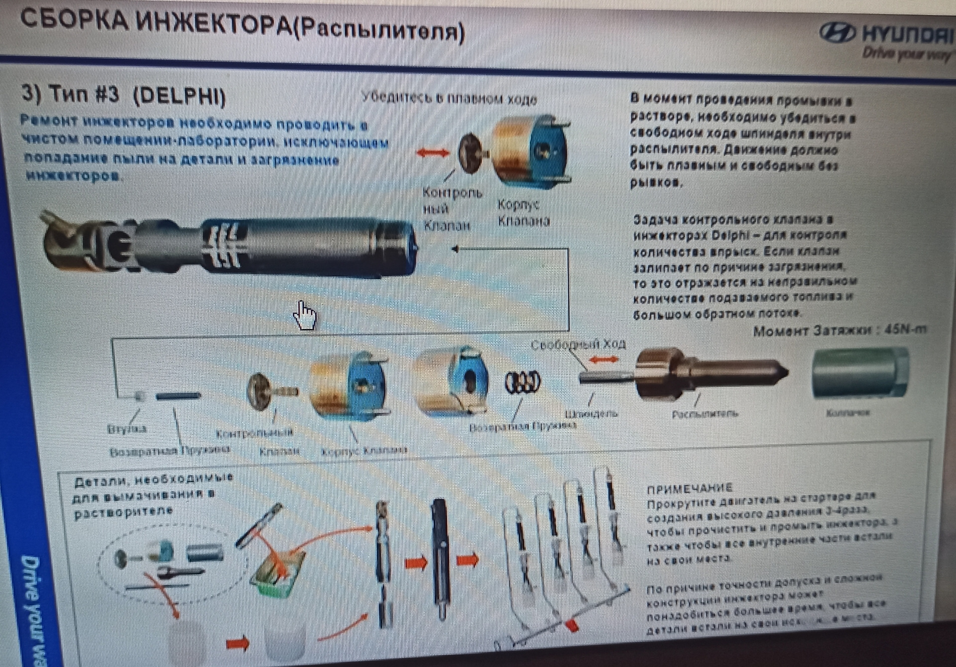 Устройство форсунки Delphi евро 3 Common rail часть 1 — Renault Clio III, 1,5 л, 2009 года ...