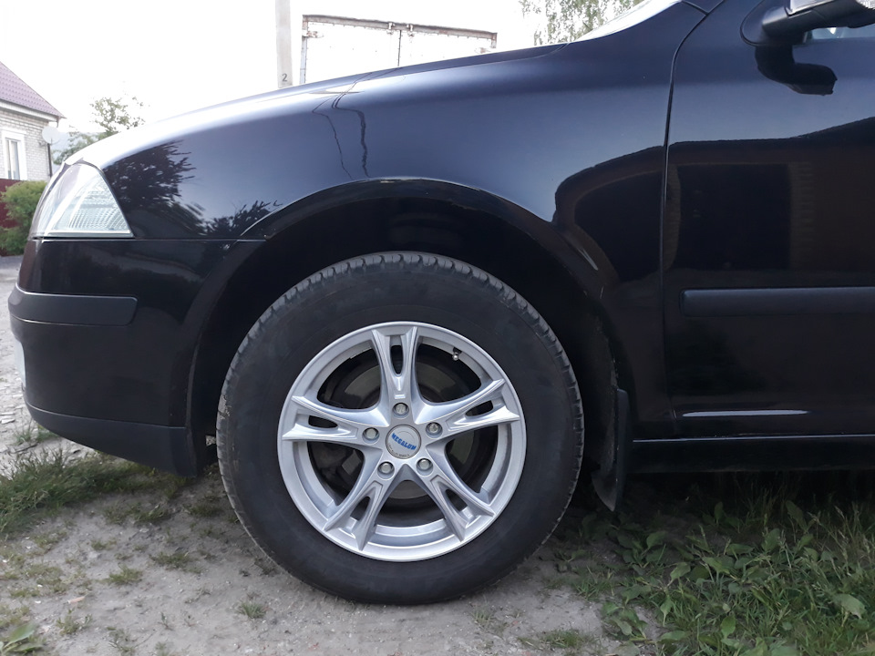 Литые диски на 15 #Мегалюм — Skoda Octavia A5 Mk2, 1,6 л, 2006 года ...