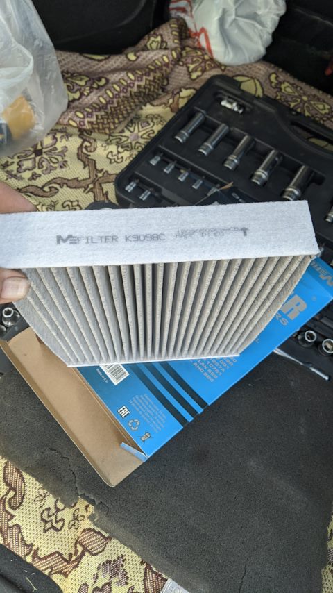 K9098C ФИЛЬТР САЛОНА REN SCENIC/GRANDE SCENIC 1.4-2.0/1.5-2.0DCI 09- (уголь) MFILTER | Запчасти ...