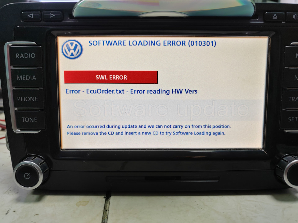 RNS 510 — Volkswagen Touran (1G), 2 л, 2005 года | автозвук | DRIVE2