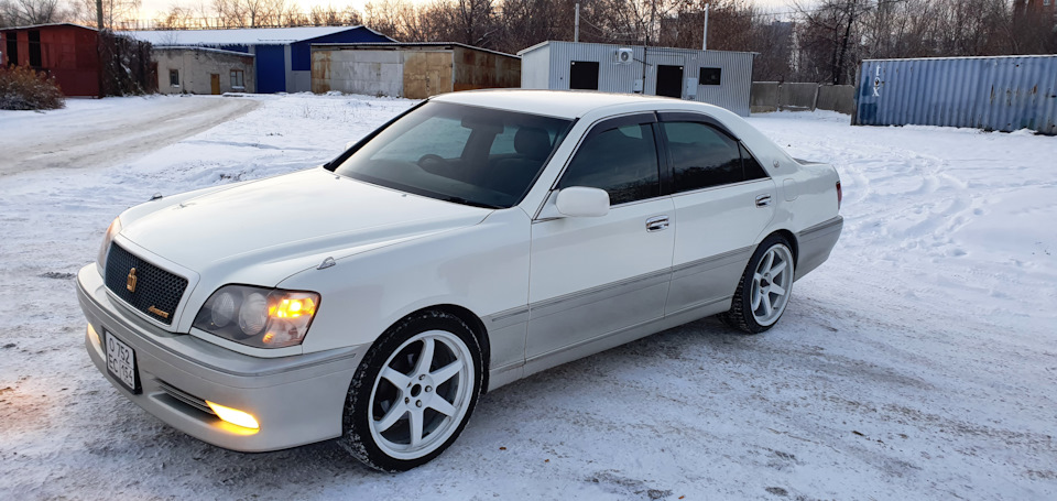 Тонировка — Toyota Crown (S170), 3 л, 2003 года | прикол | DRIVE2