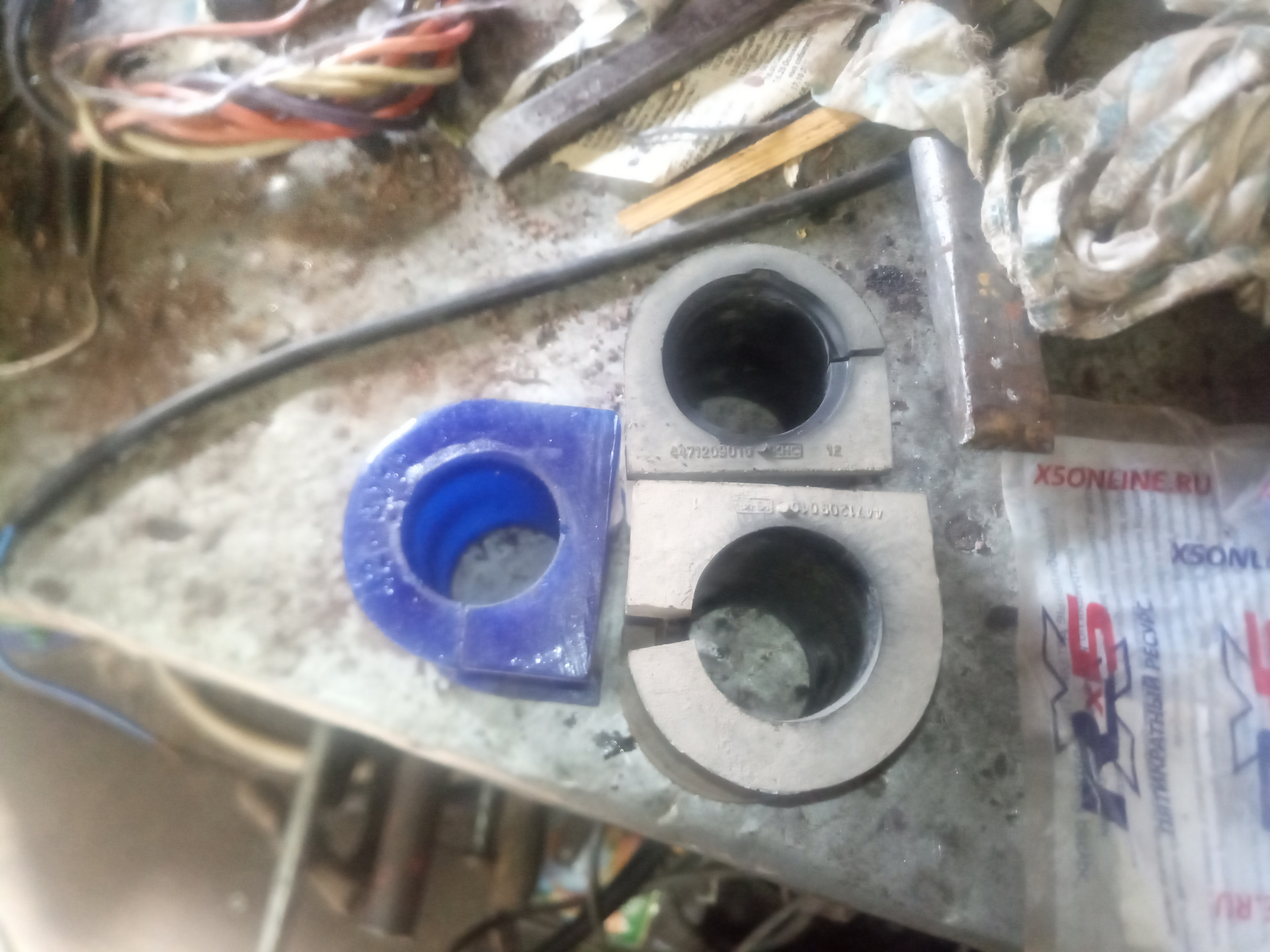 Втулки переднего стабилизатора. — SsangYong Kyron, 2 л, 2010 года ...