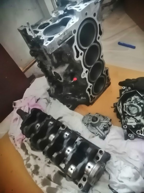 F18A3 небольшое увеличение объема и ремонт. — Honda Accord (5G), 1,8 л ...