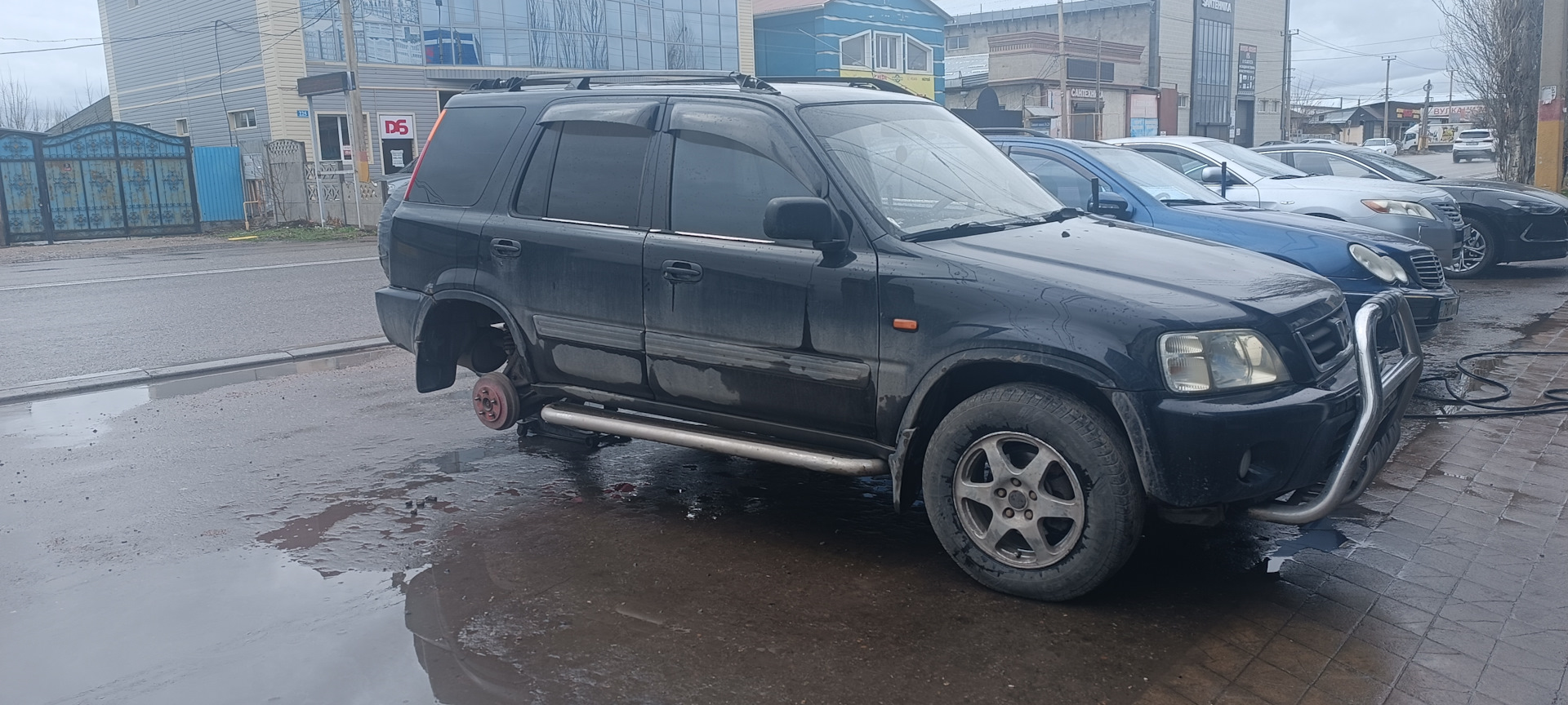 Перебортовка колес на летнее — Honda CR-V (RD1/RD2), 2 л, 1999 года | шины | DRIVE2