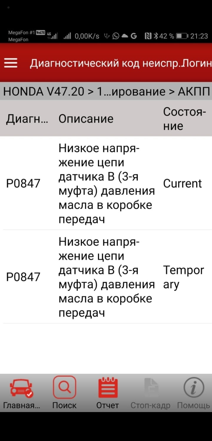 P0847 — Honda CR-V (RE), 2,4 л, 2010 года | прикол | DRIVE2