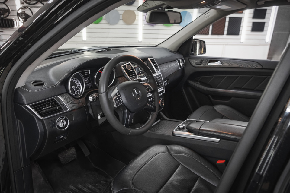 Mercedes-Benz GL-Class W166. Аквапринт элементов салона — Аквапринт на ...