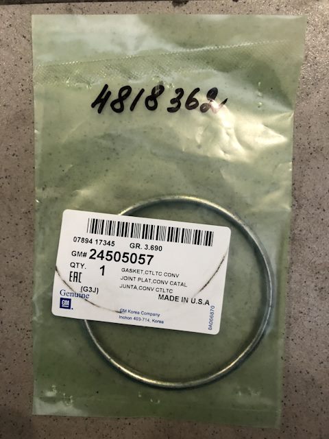 24505057 Прокладка выхлопной трубы GM | Запчасти на DRIVE2