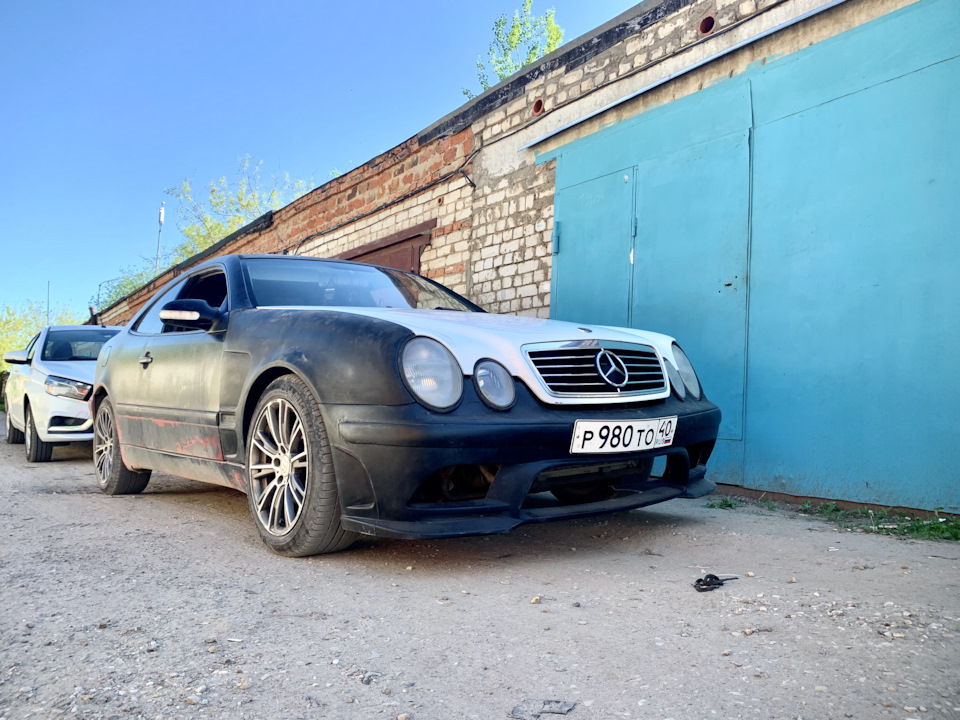 Обвес примерка — Mercedes-Benz CLK (W208), 3,2 л, 1998 года | тюнинг | DRIVE2