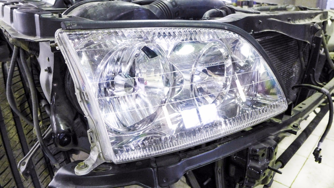 восстановление фар — Lexus LS (UCF20), 4 л, 1997 года | кузовной ремонт ...